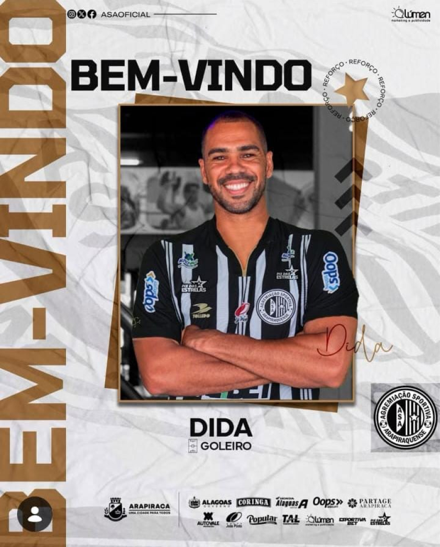 ASA confirma contratação do goleiro Dida